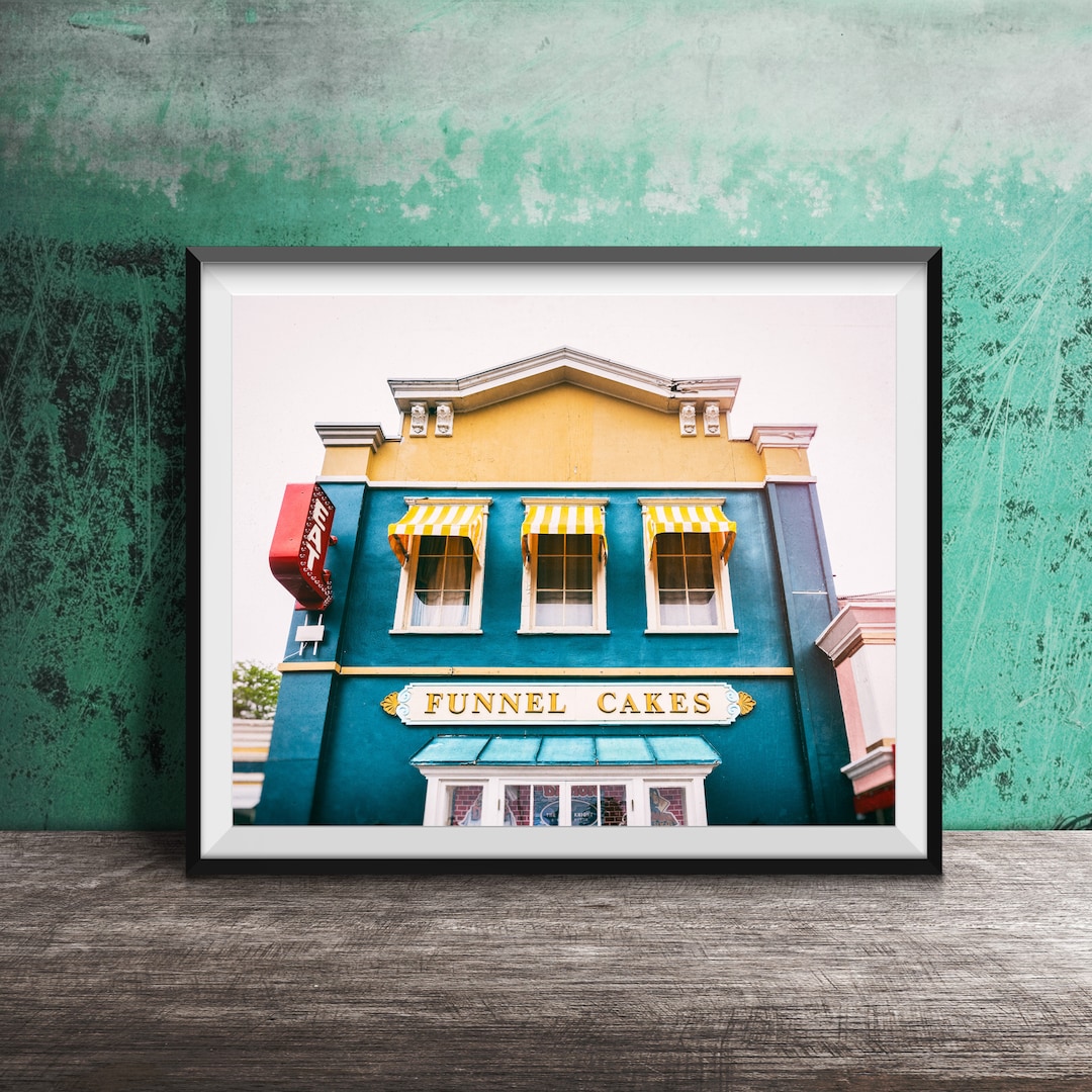 EAT FUNNEL CAKES Photography - Original Wall Art Photo - Modern ...