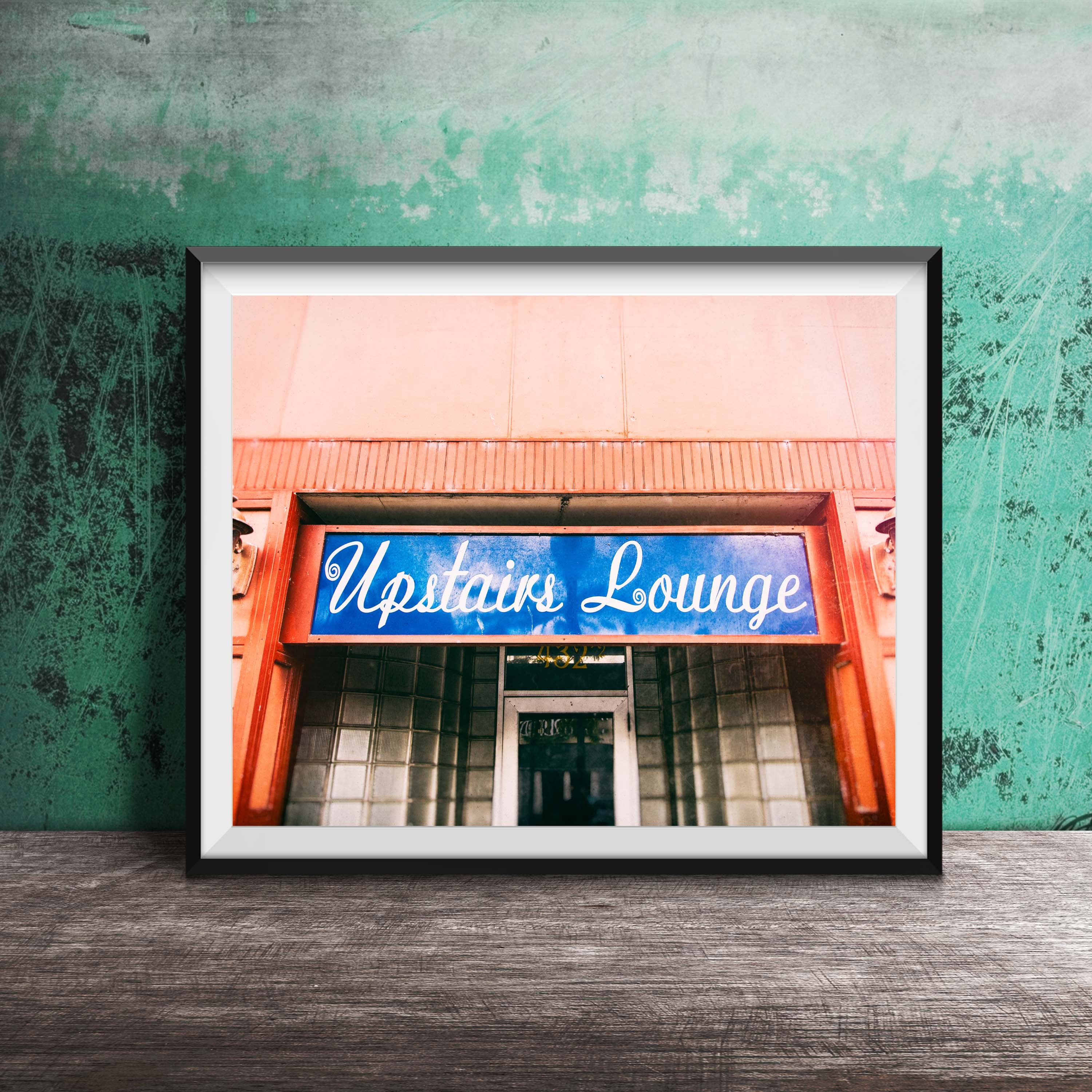 Upstairs Sign