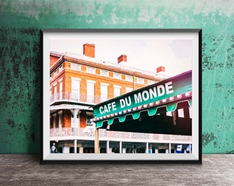 Cafe Du Monde Sign - Etsy