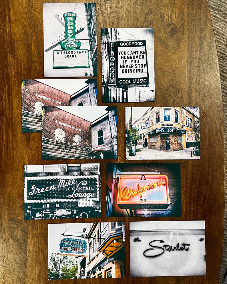Elbo Room Chicago Photography Art Print Unframed Neon Sign - Etsy