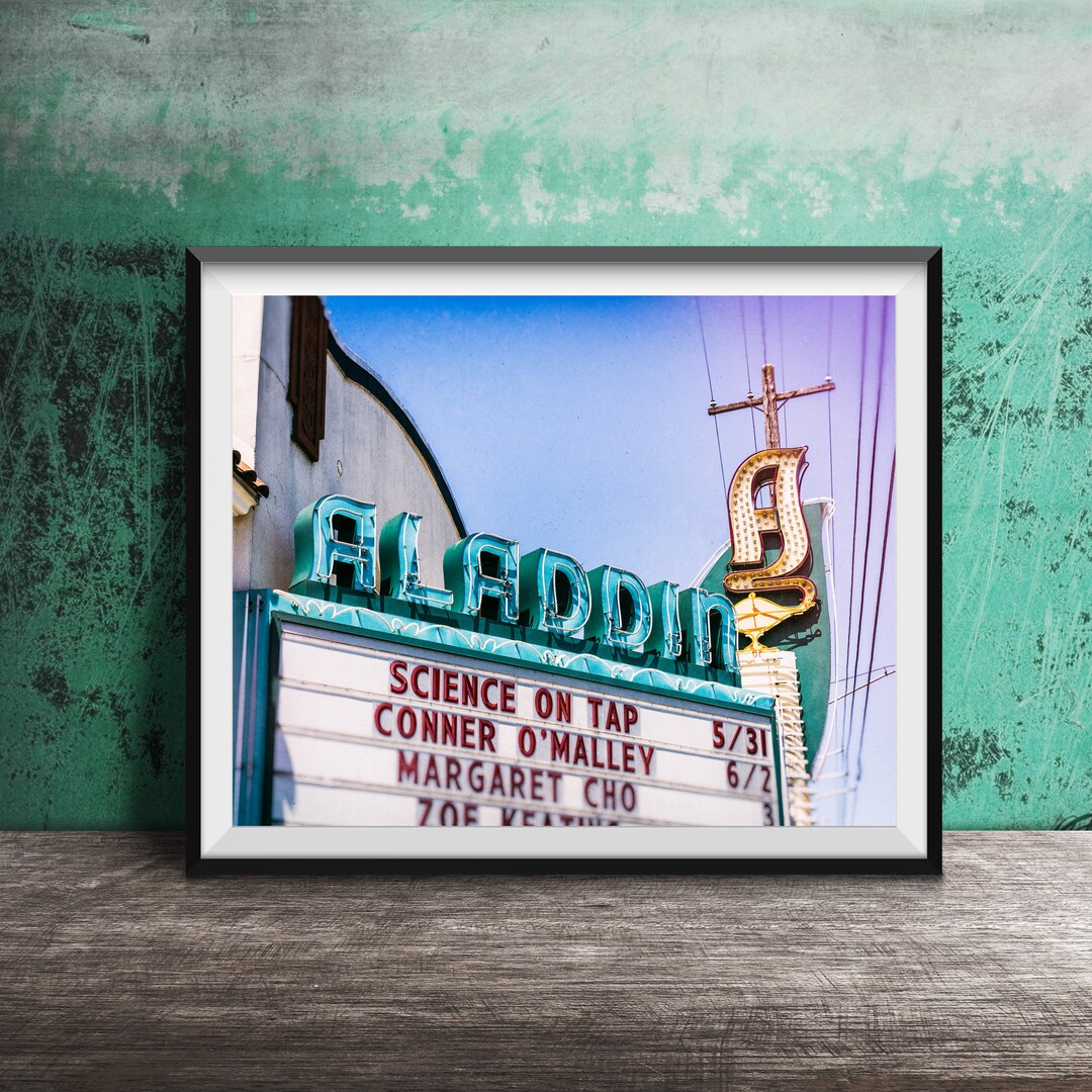 ALADDIN THEATER, Portland Wall Art - Unframed Photography Print ...