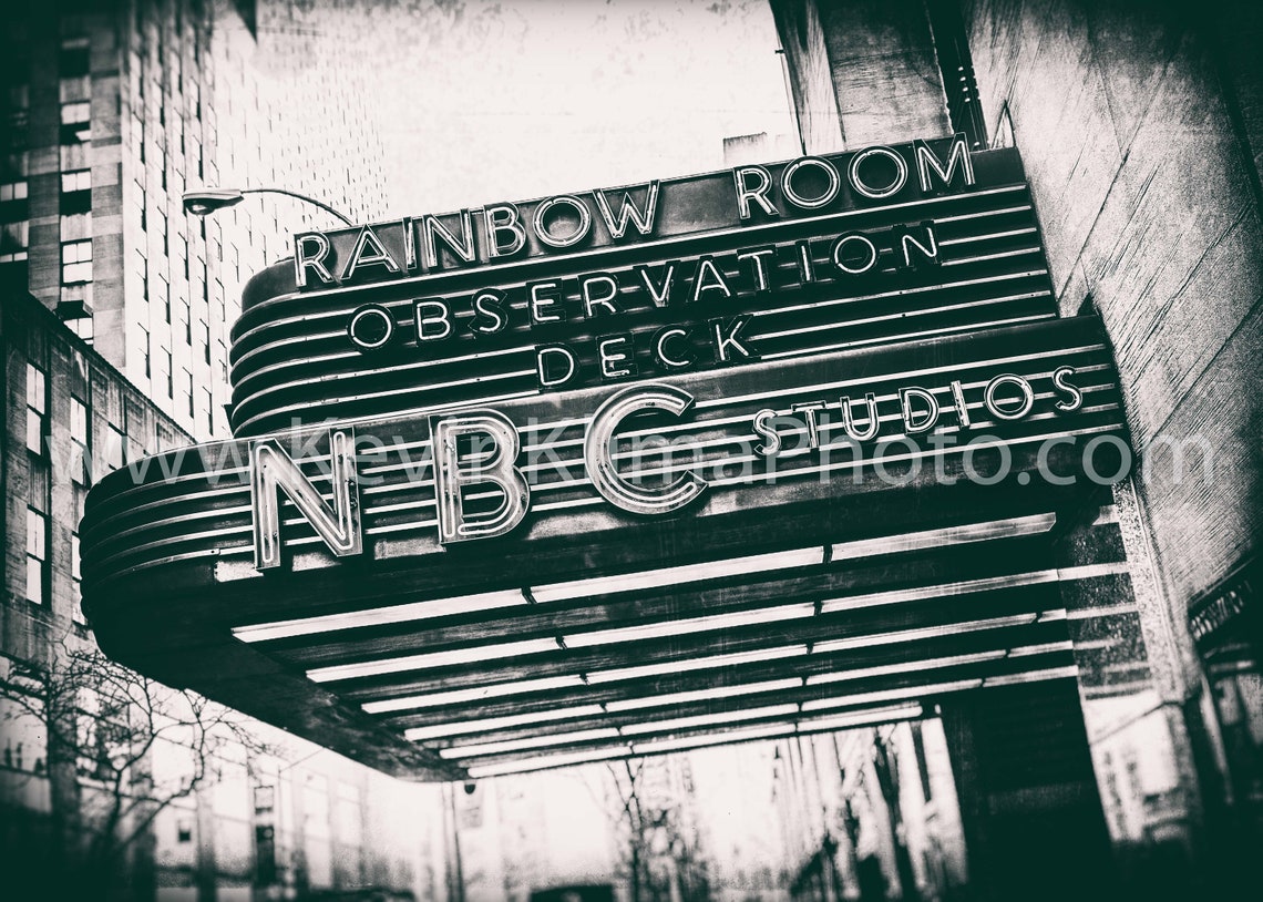RAINBOW ROOM NBC Studios Observation Deck New York City | Etsy