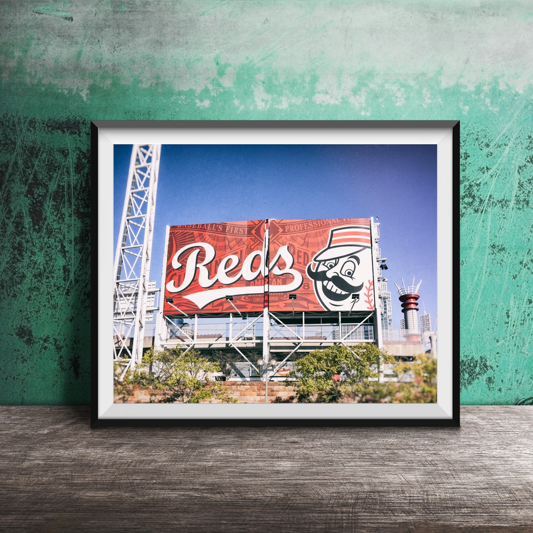 CINCINNATI REDS Baseball Stadium - Unframed Photography Print - Great ...