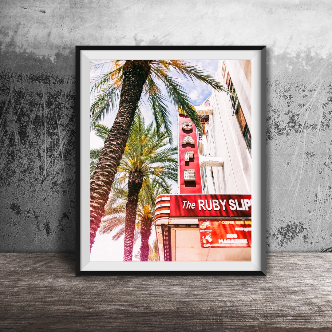 RUBY SLIPPER Cafe, New Orleans Wall Art - NOLA Sign Photography ...