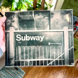 NYC Subway Sign New York City Transit NYC Train Sign Photography Print ...