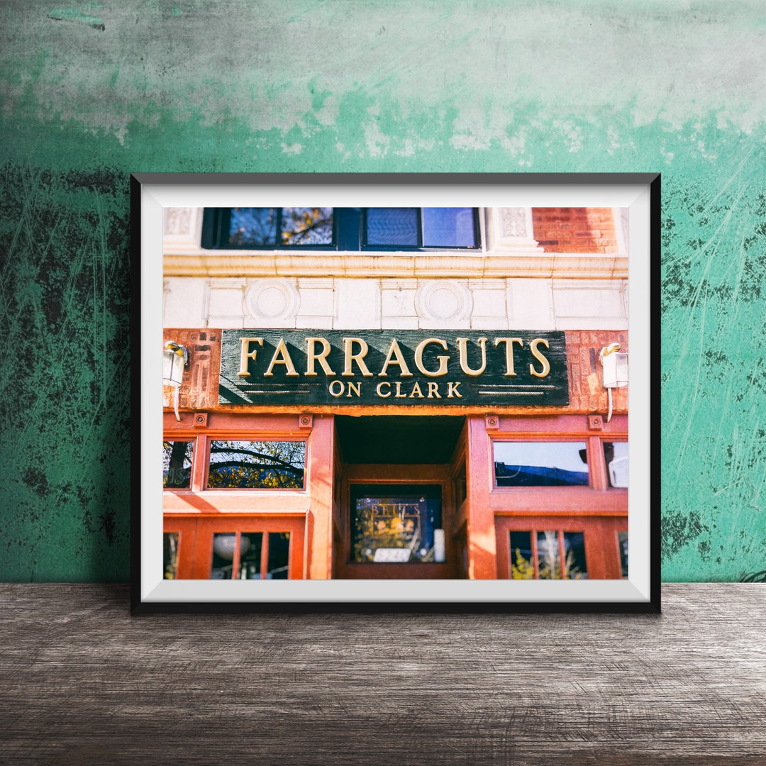 FARRAGUT'S ON CLARK Chicago Bar Sign Chicago - Etsy