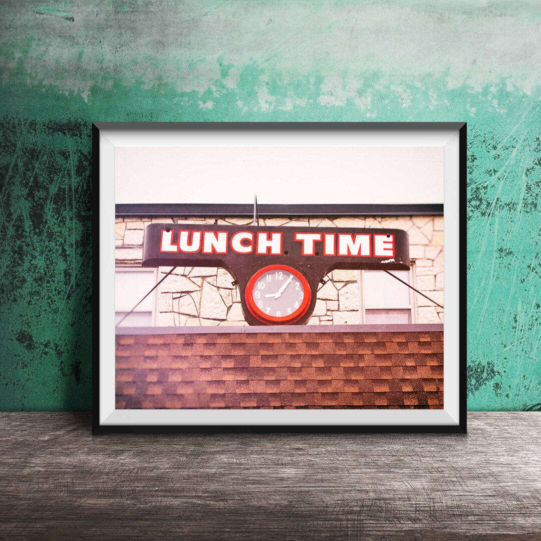 LUNCH TIME - Unframed Photography Print - Kitchen Wall Decor, Photo Art ...