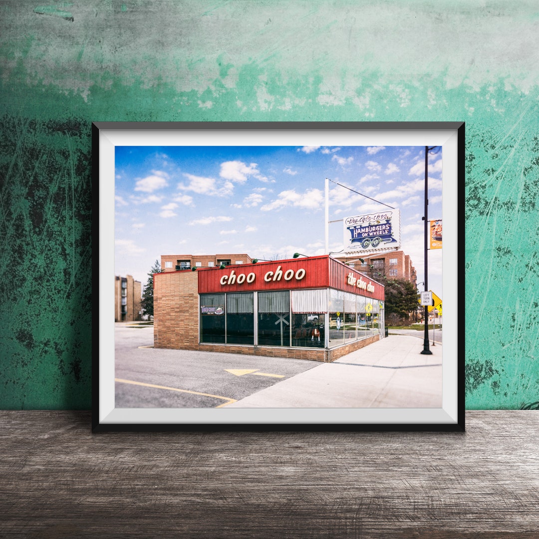 CHOO CHOO Photography Print - Unframed Kitchen Wall Art - Restaurant ...