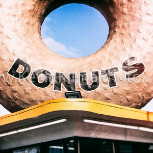 DONUTS - DOUGHNUTS - Donut Sign Photography - Kitchen Art - Breakfast ...