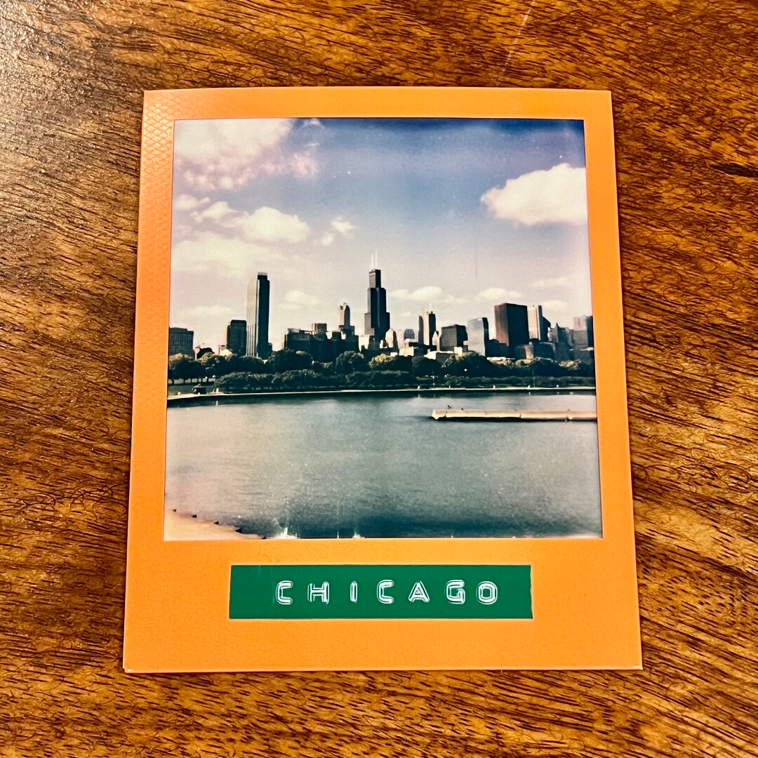 CHICAGO SKYLINE Limited Edition Original Polaroid Instant - Etsy