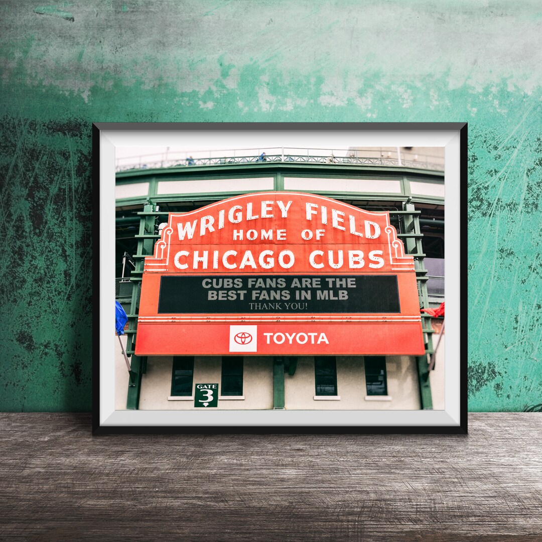 CUBS FANS Are the BEST Fans - Unframed Photography Print - Wrigley ...