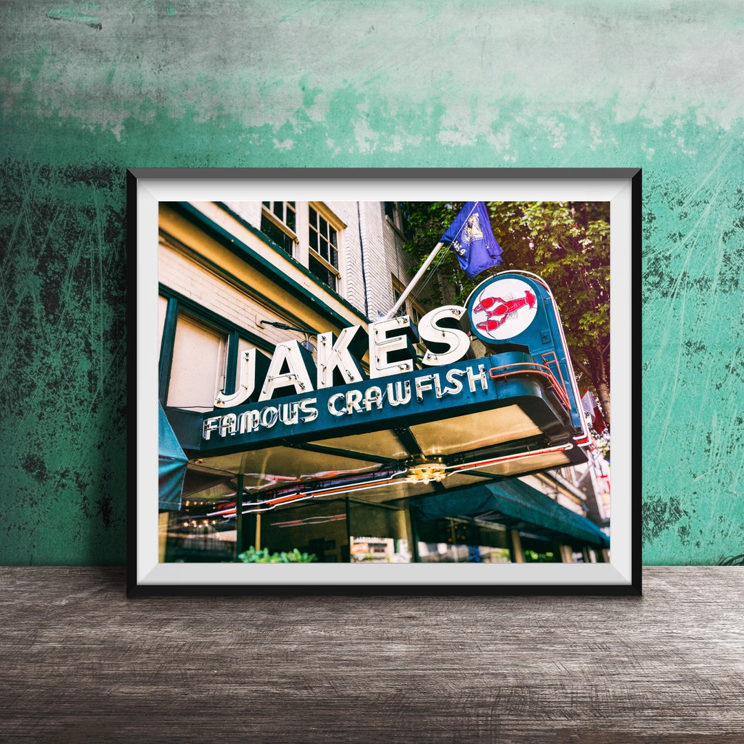 Jake's Famous Crawfish, Portland Wall Art - Unframed Photography Print ...