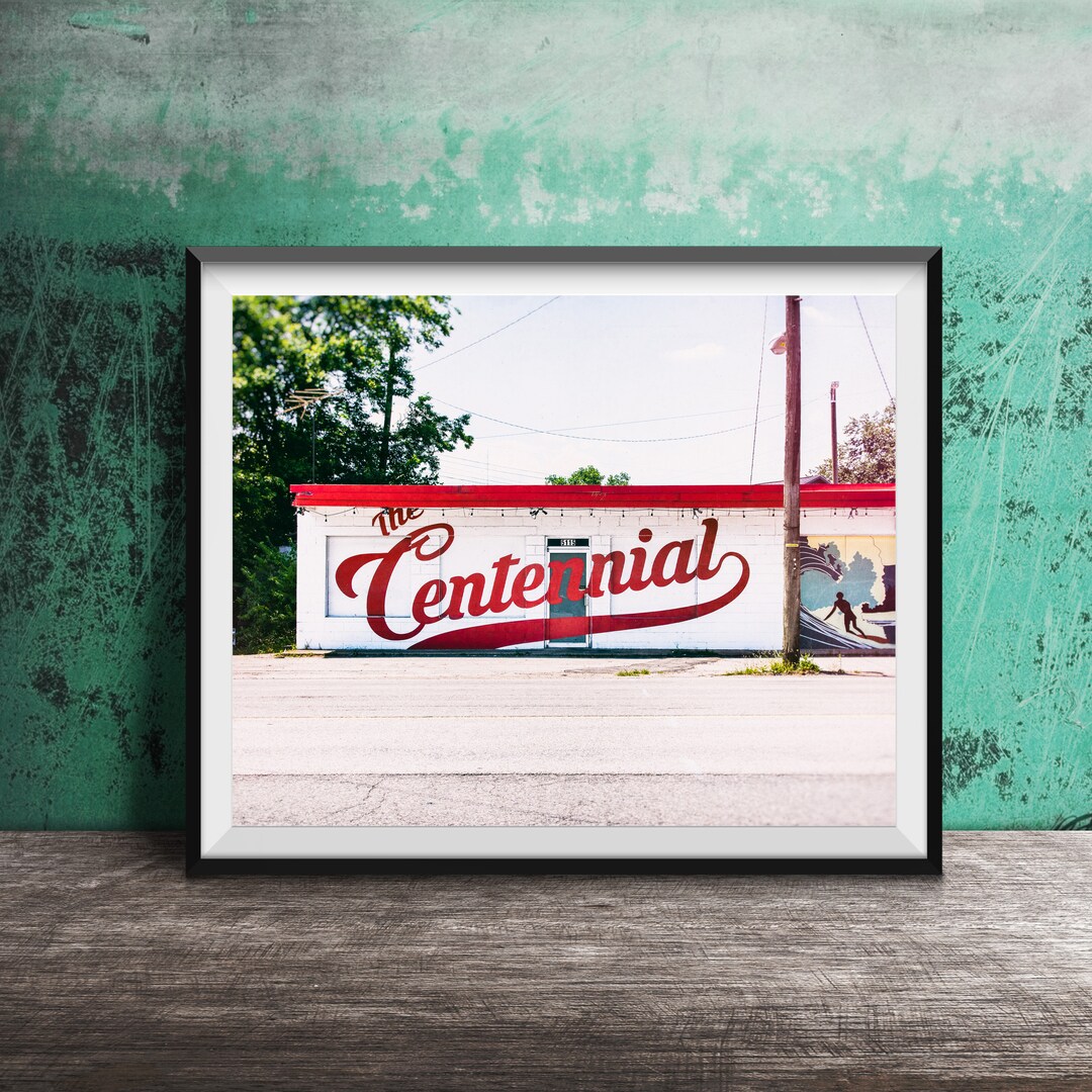The CENTENNIAL Nashville Sign, Storefront Photography - Street Art ...