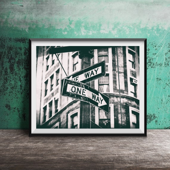 One Way One Way Print New York Art Photography Print New | Etsy