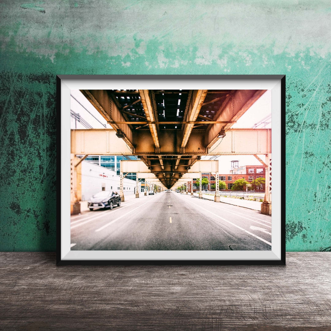 Chicago Elevated Train Tracks - Unframed Photography Print - Elevated ...