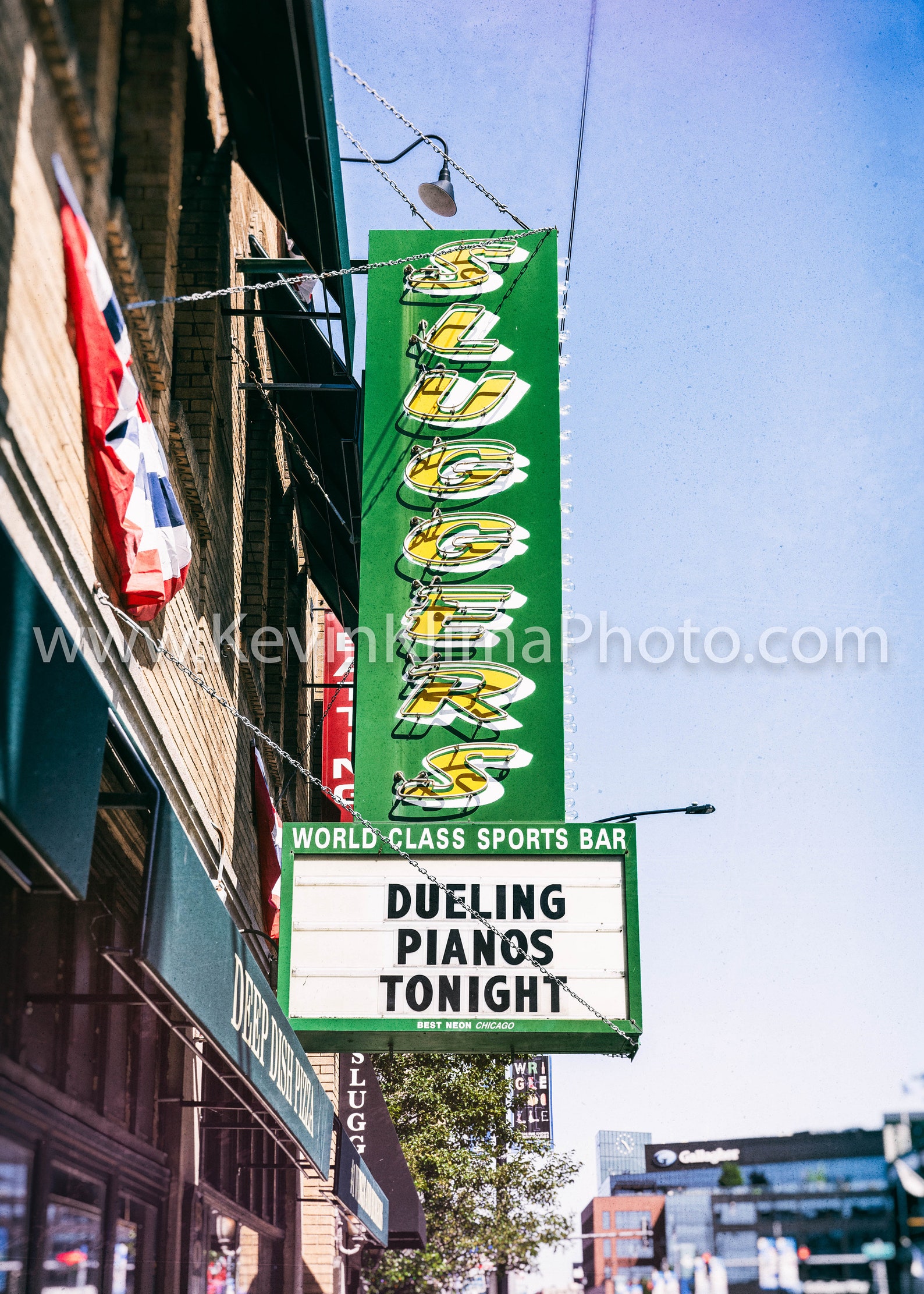 SLUGGERS Sports Bar, Chicago Bar Wall Art Print - Lakeview, Chicago ...