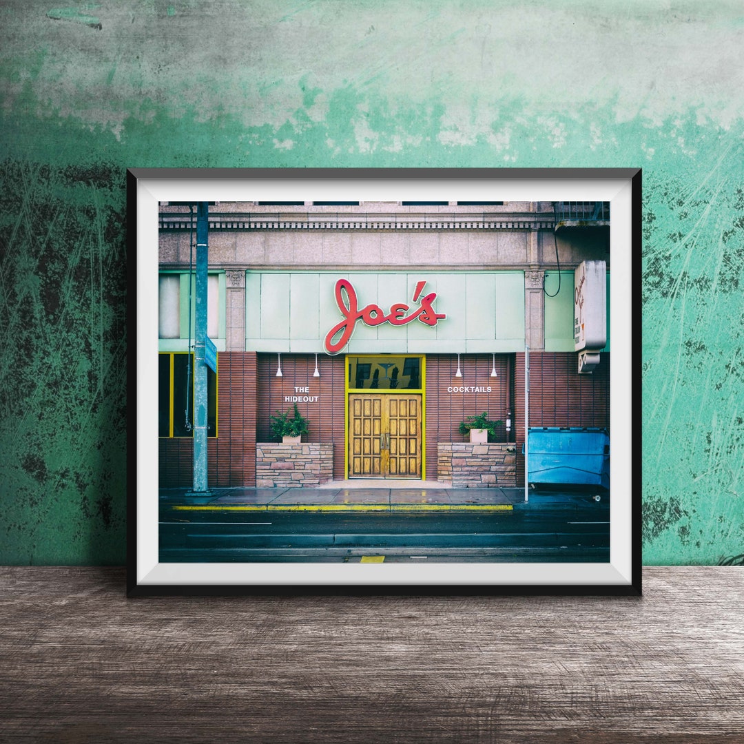 Joe's - San Jose Art - Photography Print - Downtown San Jose - Joe Sign ...
