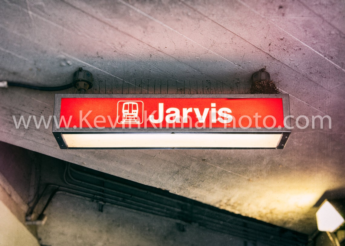 JARVIS CTA RED Line - Rogers Park, Chicago - Unframed Photography Print ...