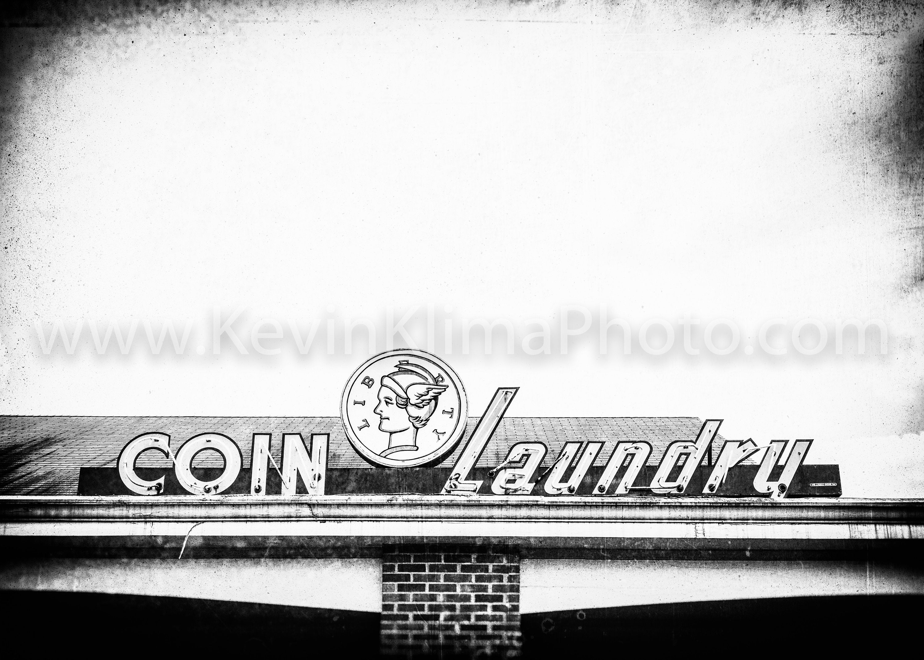 COIN LAUNDRY Laundromat Vintage Neon Sign Photography | Etsy