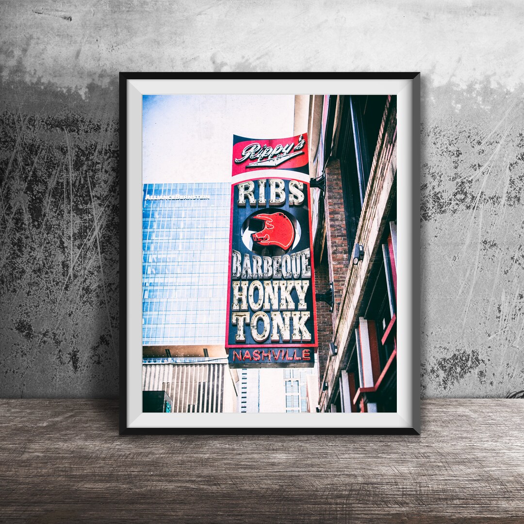 Rippy's Ribs Barbecue - Nashville Bar Neon Sign Photography - Street ...