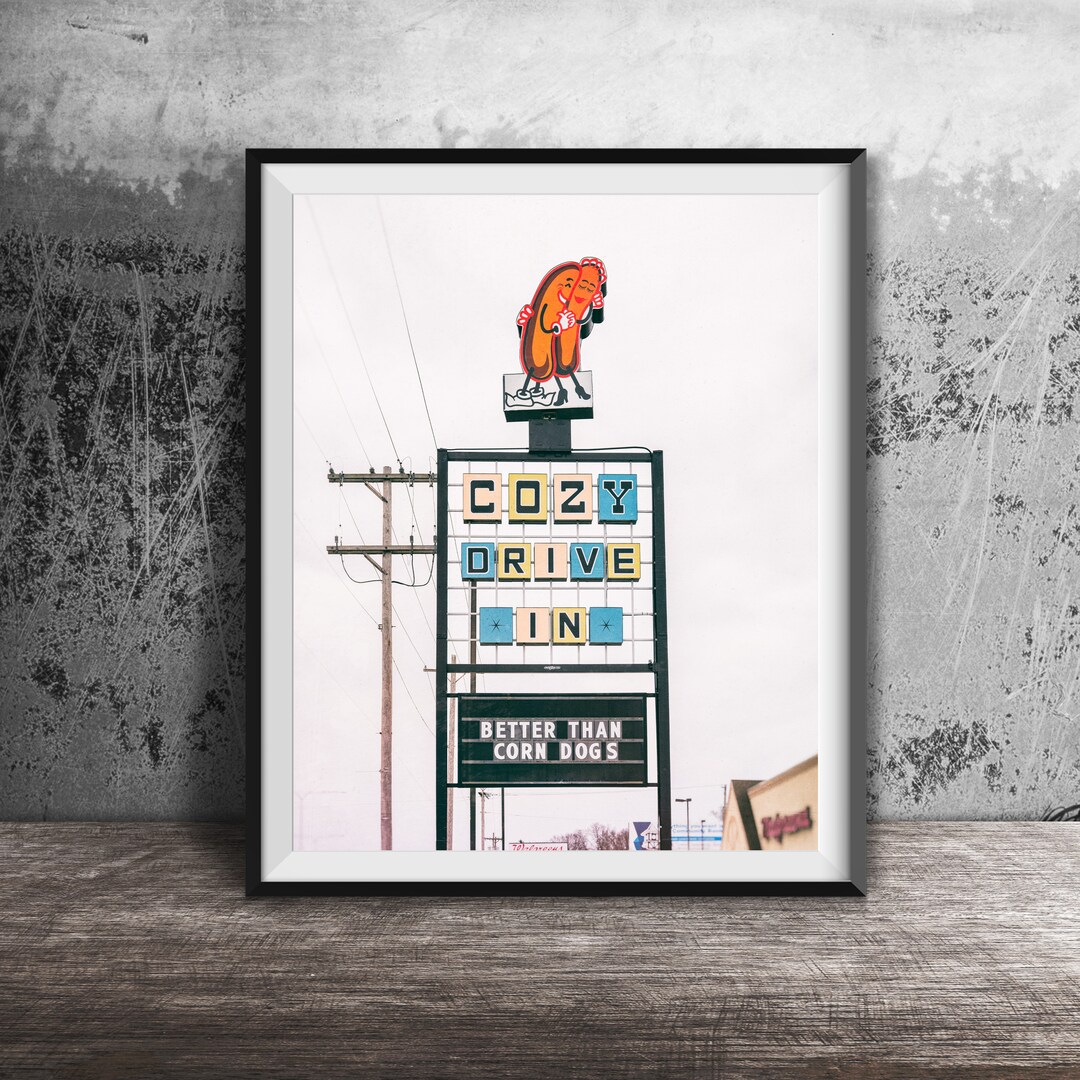 COZY DOG Drive-in, Springfield, Illinois - Unframed Photography Print ...