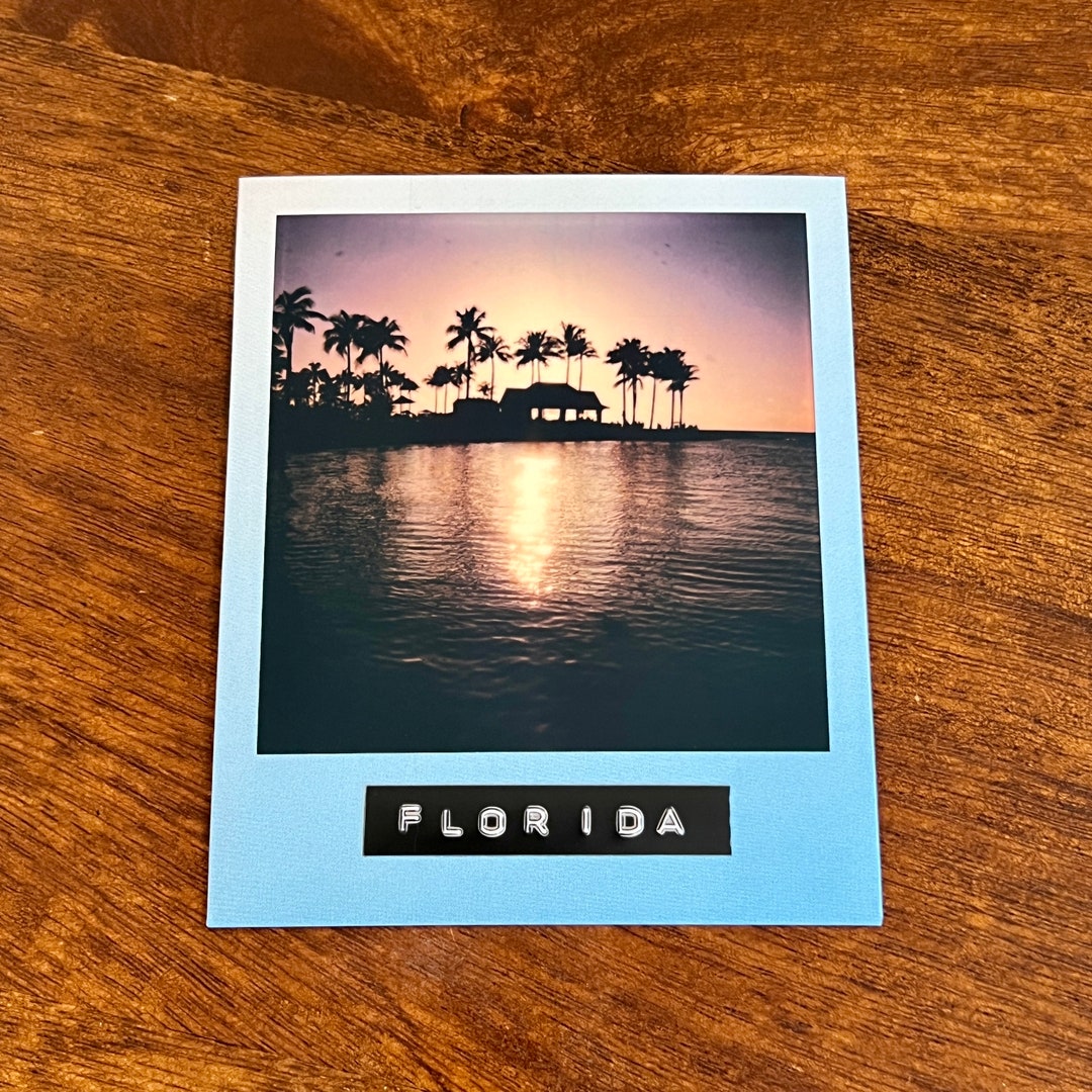 FLORIDA KEYS Limited Edition Original Polaroid Instant Film Print 1/1 ...