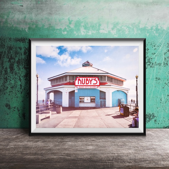Ruby's Surf City Diner Huntington Beach Pier | Etsy