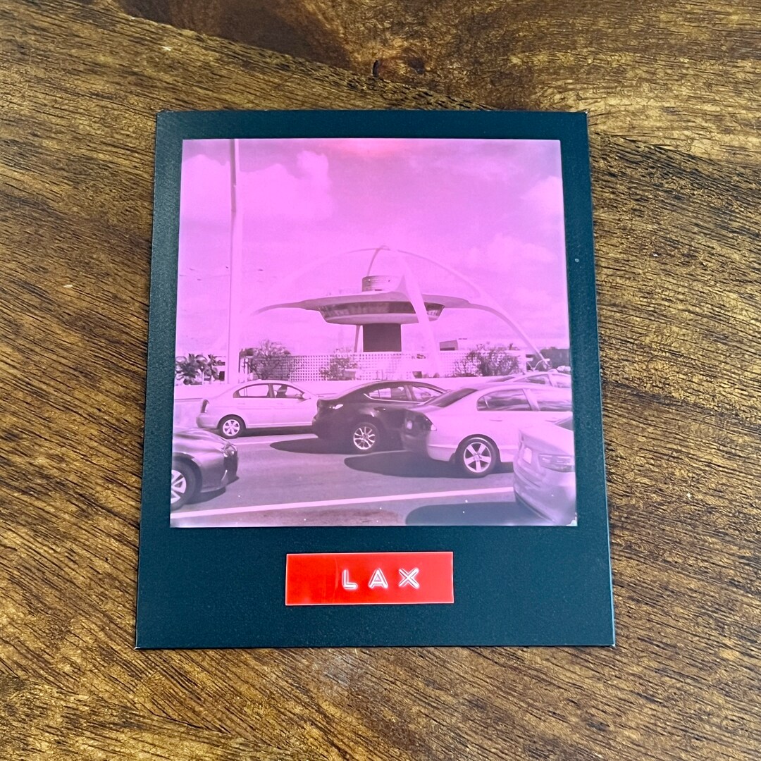 LAX LOS ANGELES Airport Limited Edition Original Polaroid Instant Film ...