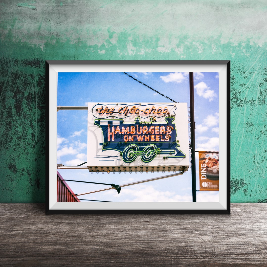 The CHOO CHOO Photography Print - Unframed Kitchen Wall Art ...