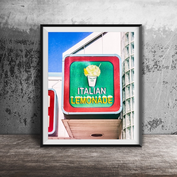 Italian Ice Sign - Etsy