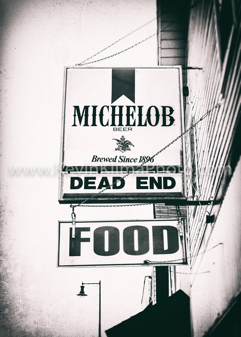 Michelob Beer Sign Unframed Photography Print Kitchen Wall - Etsy