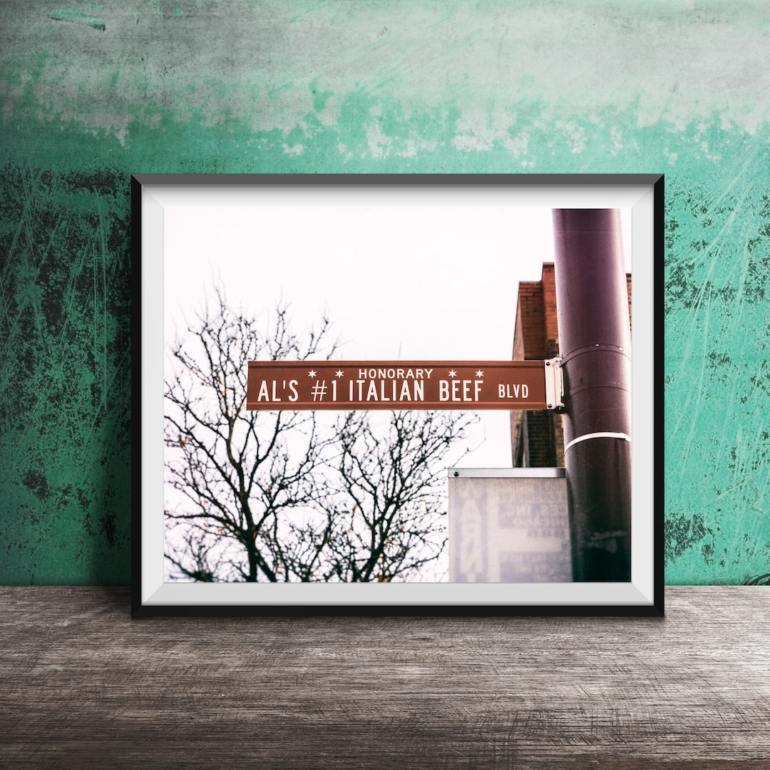 AL'S ITALIAN BEEF Chicago Photography Print - Unframed Wall Art Print ...