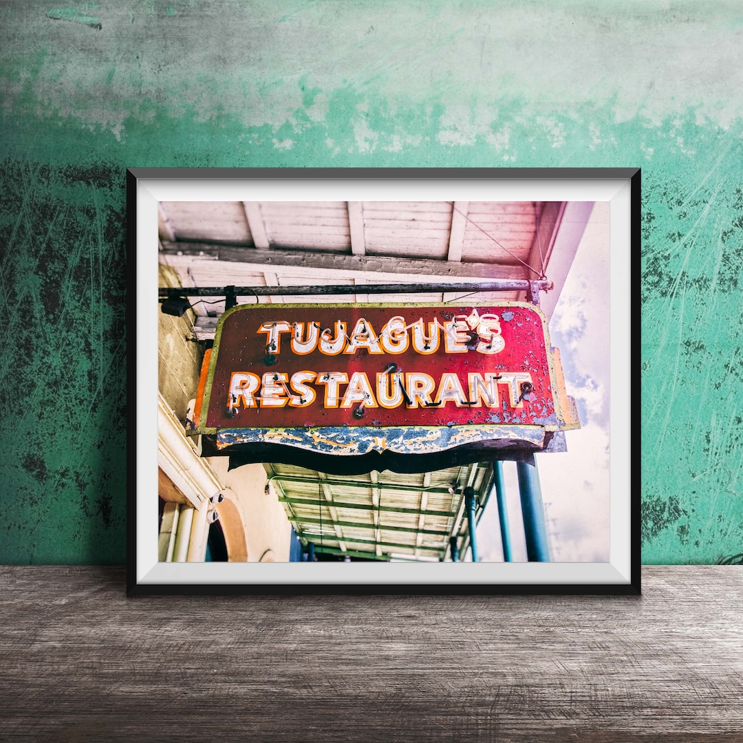 Tujague's Restaurant, New Orleans Wall Art - NOLA Sign Photography ...