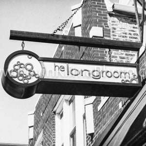 The LONG ROOM, Chicago Bar Wall Art Print - Lakeview, Chicago Sign ...