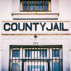 COUNTY JAIL - Unframed Photography Print - Bedroom Wall Decor - Photo ...
