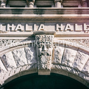 THALIA HALL - Unframed Chicago Photography Print - Chicago Sign Decor ...