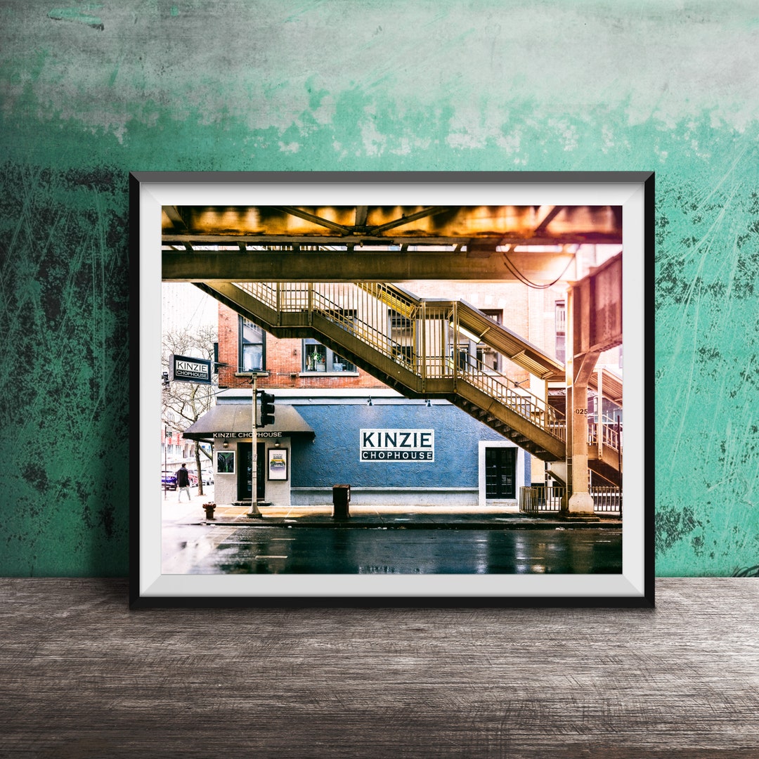 KINZIE CHOPHOUSE, Chicago Wall Art - Chicago Bar Sign Photography ...