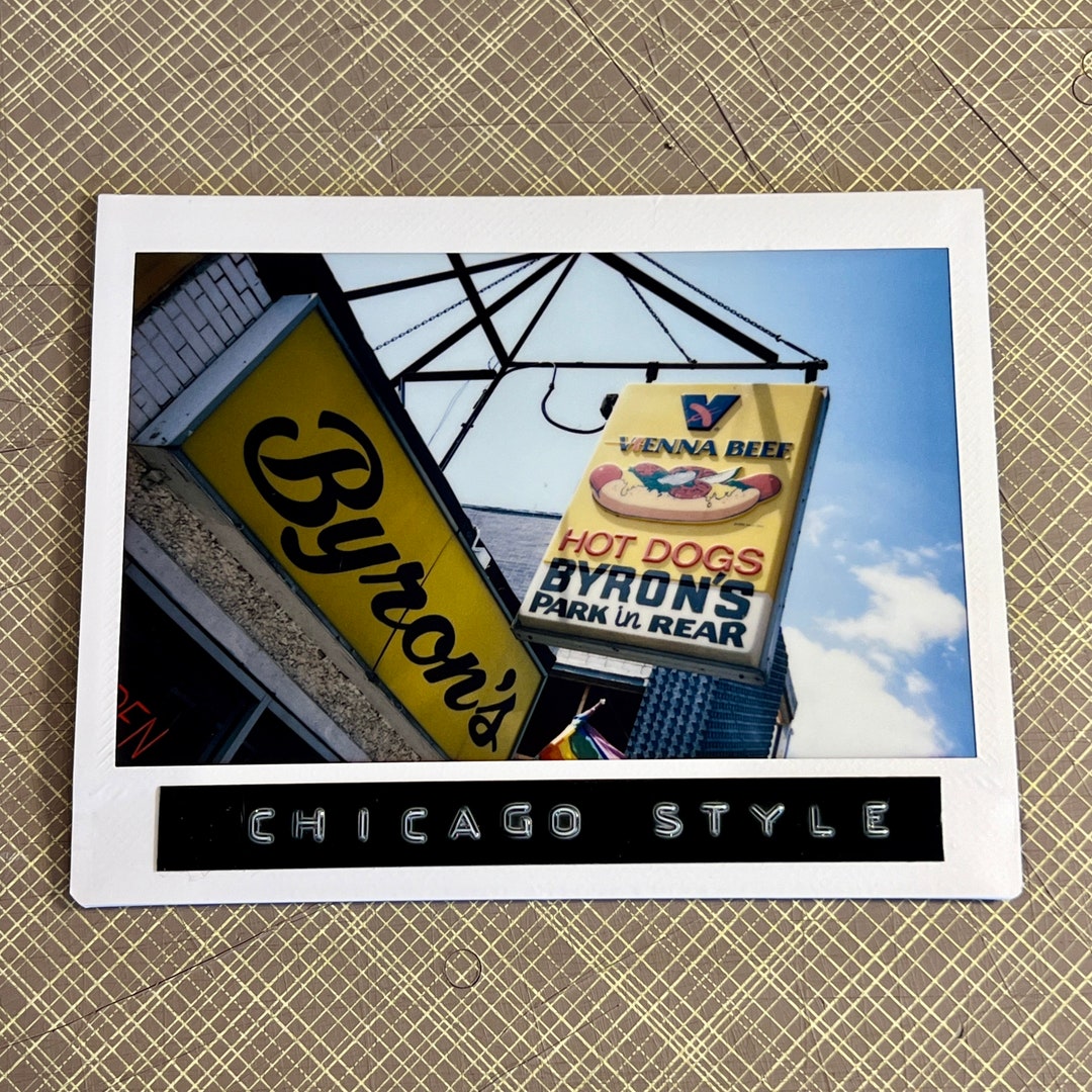 BYRON'S HOT DOGS, Chicago Limited Edition Original Instant Film 1/1 ...