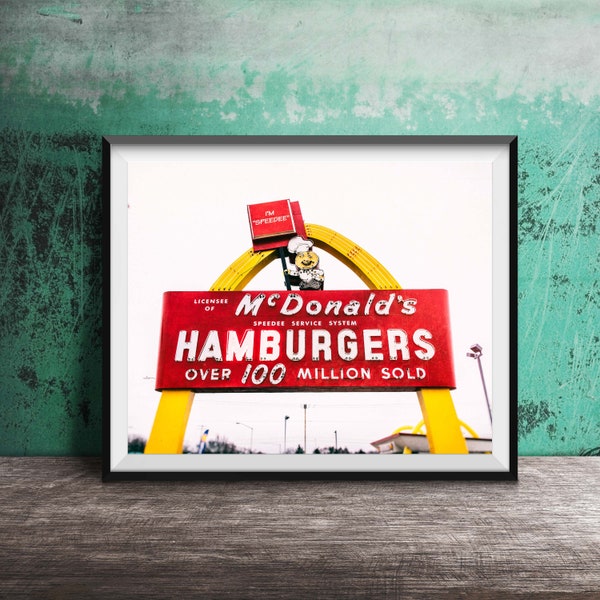 Mcdonalds Poster - Etsy