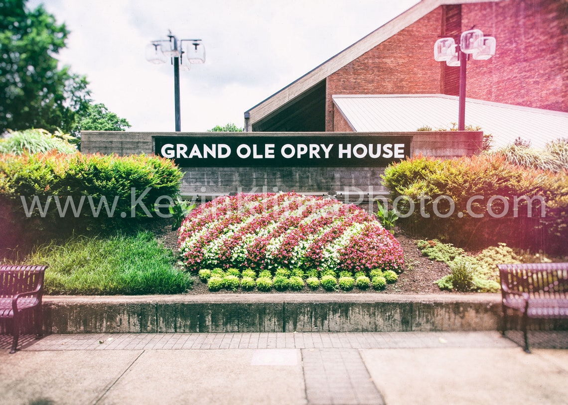 Grand Ole Opry House Nashville Sign Photography Country | Etsy