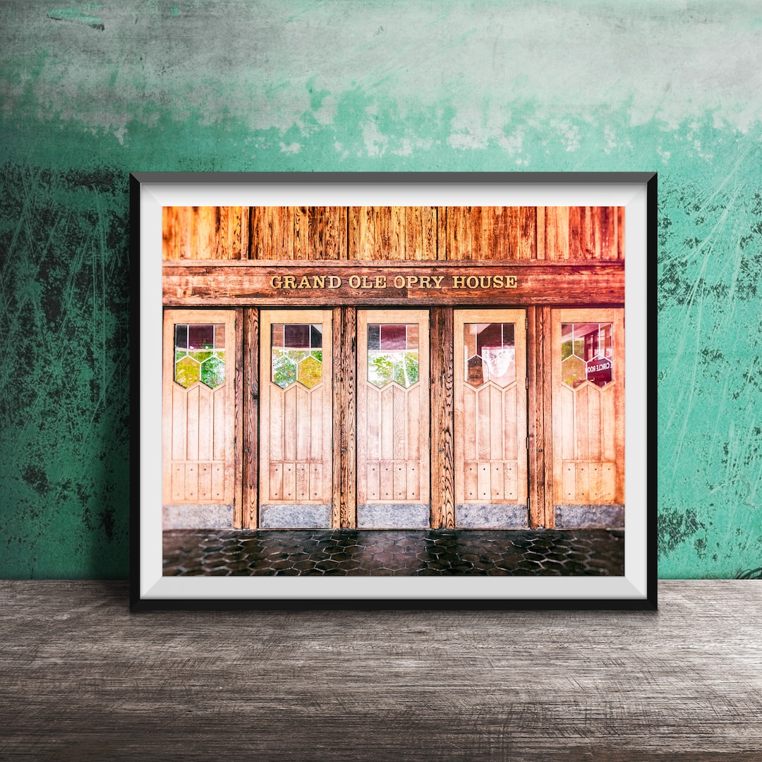 Grand Ole Opry House - Nashville Sign Photography - Country Music Room ...