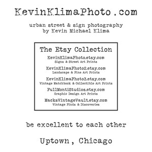 REZA'S CHICAGO Limited Edition Original Polaroid Instant Film Print 1/1 ...