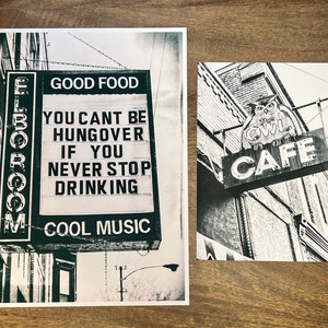 Elbo Room, Chicago Photography Art Print - Unframed Neon Sign Photo ...