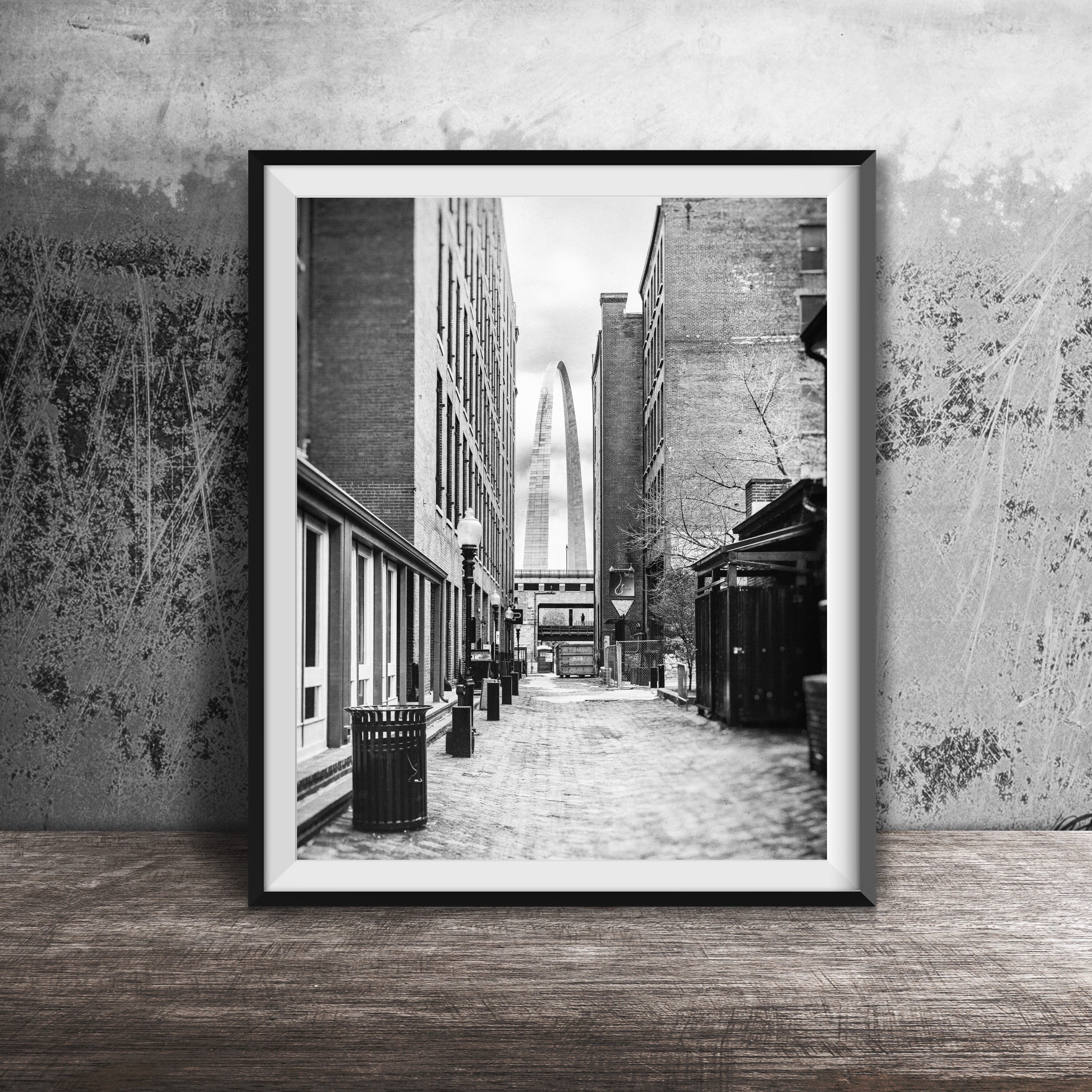 GATEWAY ARCH ALLEY, St. Louis, Missouri - Unframed St. Louis ...