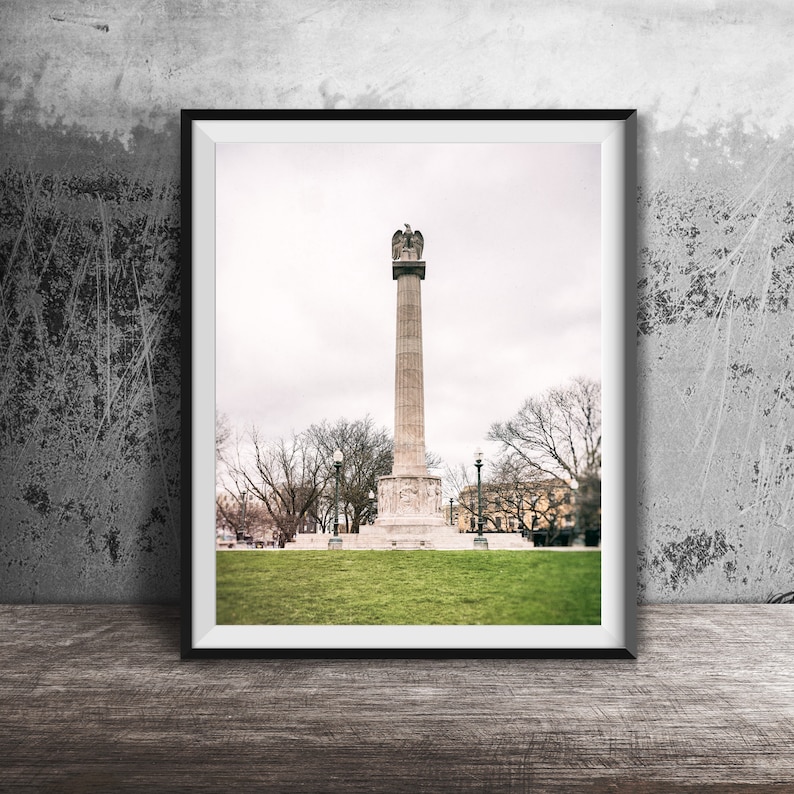 LOGAN SQUARE MONUMENT, Chicago - Unframed Photography Print - Logan ...