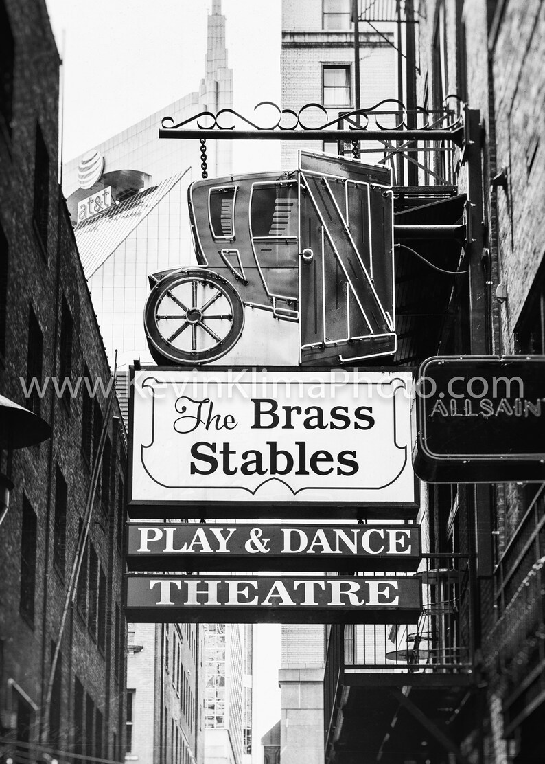 The BRASS STABLES Printers Alley Nashville Bar Neon Sign - Etsy