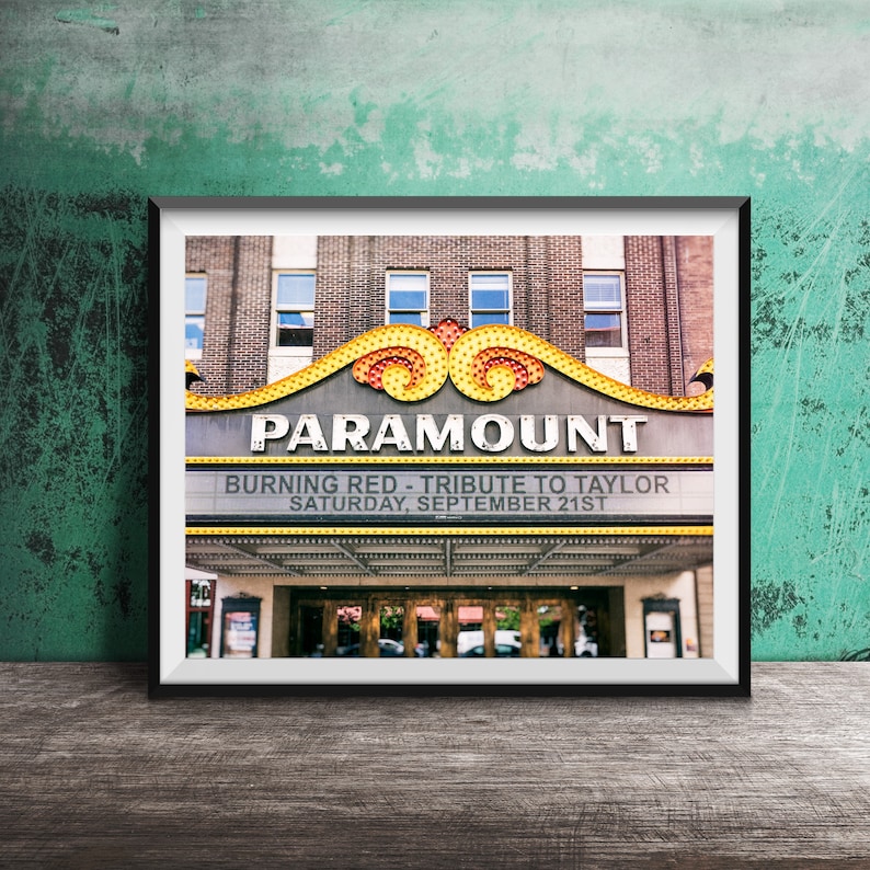 PARAMOUNT THEATRE, Cedar Rapids - Unframed Photography Print - IOWA ...