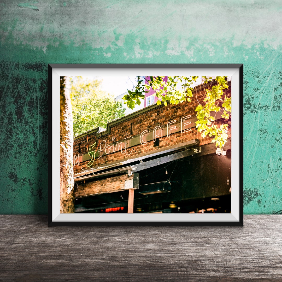 The 5 POINT CAFE, Seattle Wall Art - Unframed Photography Print ...