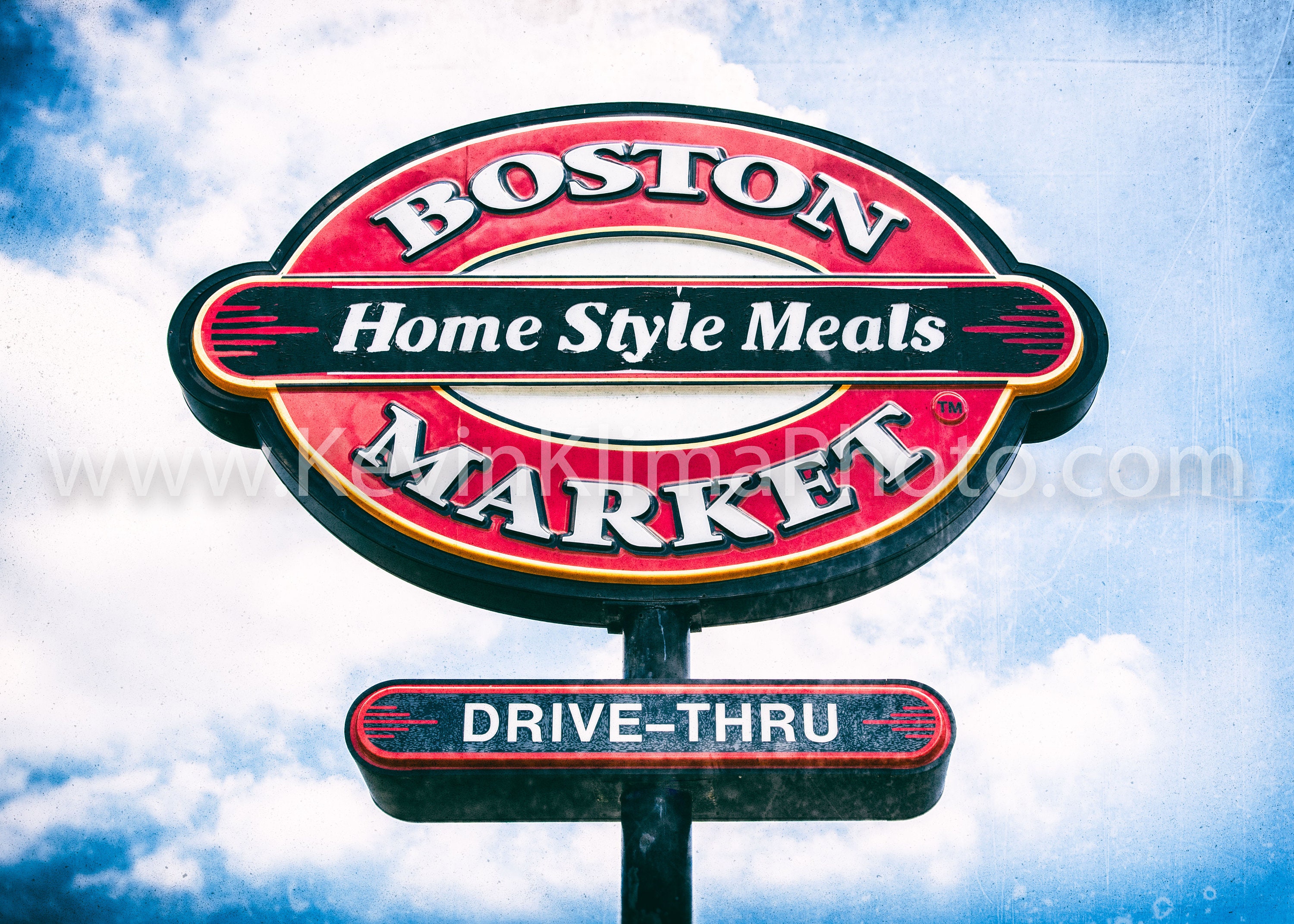 BOSTON MARKET Wall Art Fast Food Sign Photography Unframed - Etsy