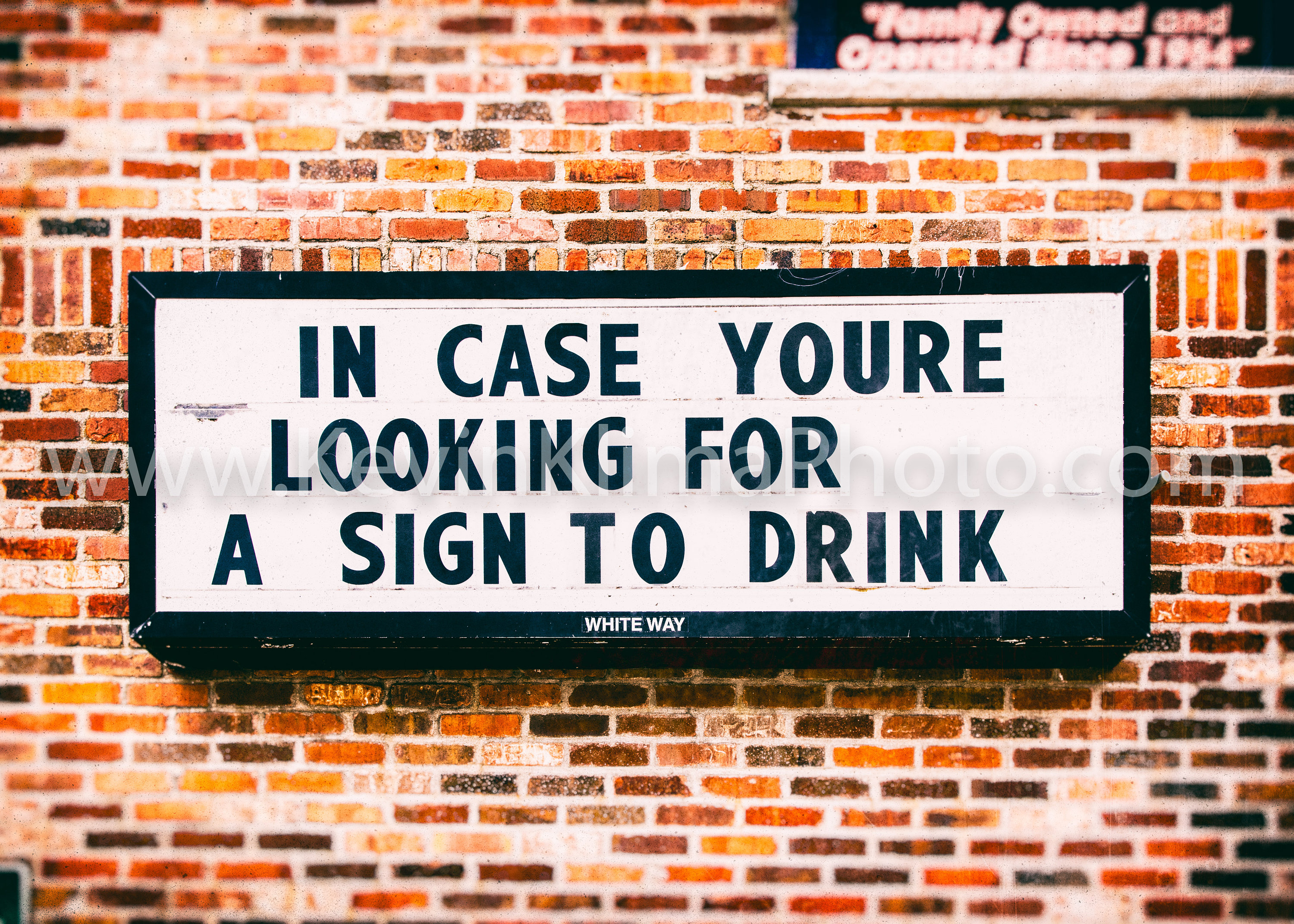 SIGN TO DRINK - Bar Photo - Retro Neon Sign - Dining Room - Liquor ...